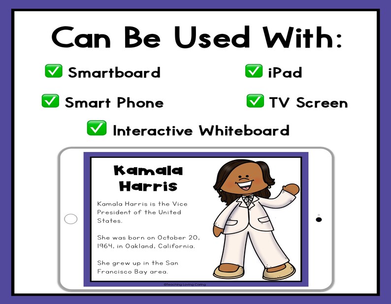 Women's History Reading Comprehension Kamala Harris - Etsy