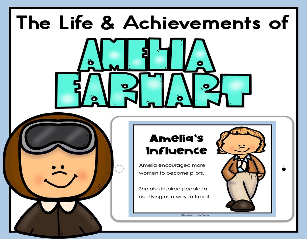 Women's History Reading Comprehension Amelia Earhart - Etsy
