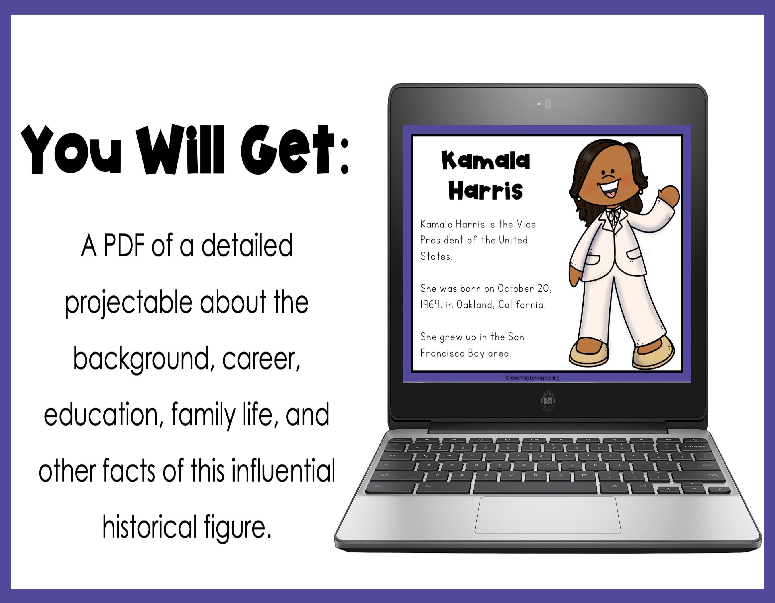 Women's History Reading Comprehension Kamala Harris - Etsy