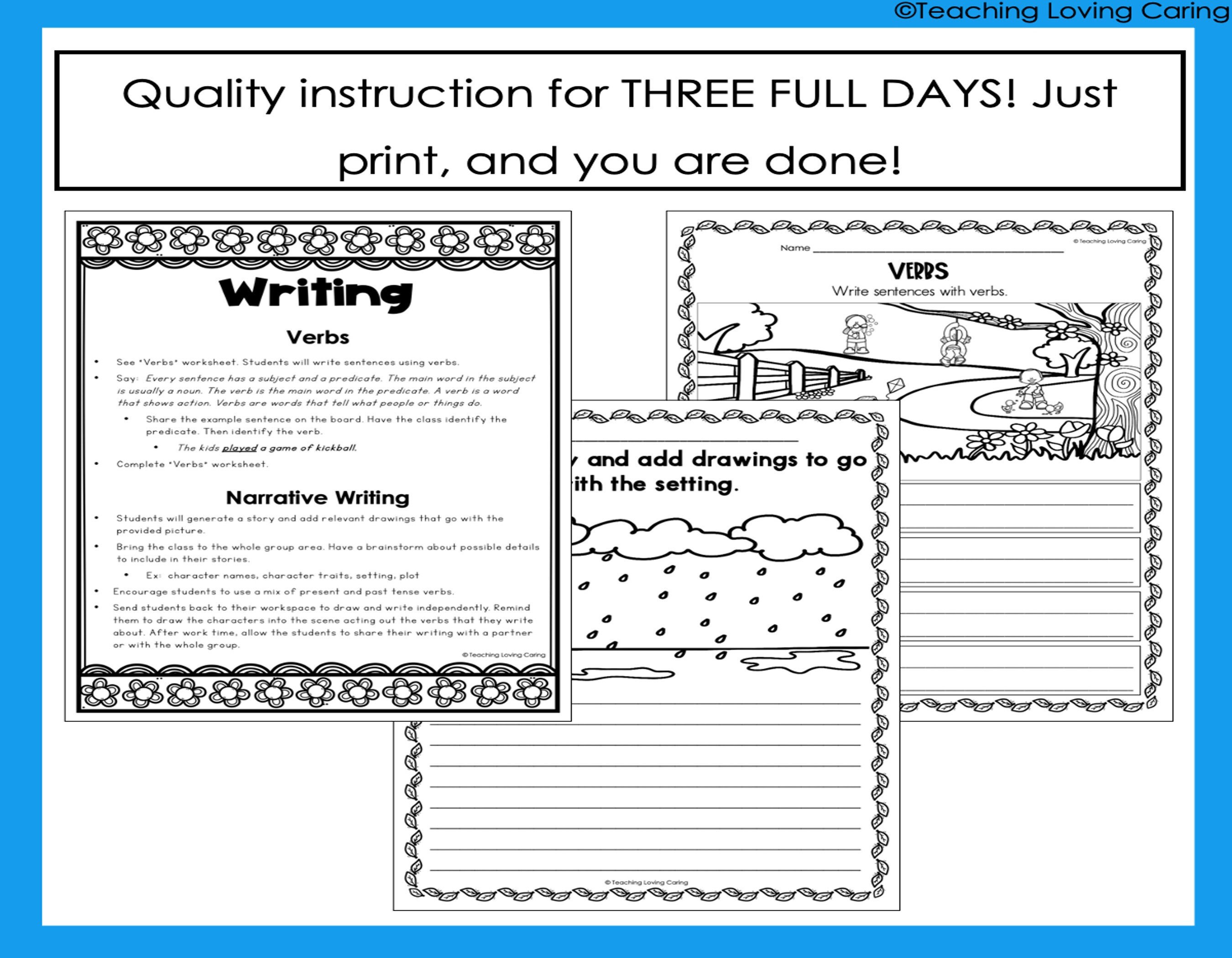 Third Grade Emergency Sub Plans - Spring - Etsy