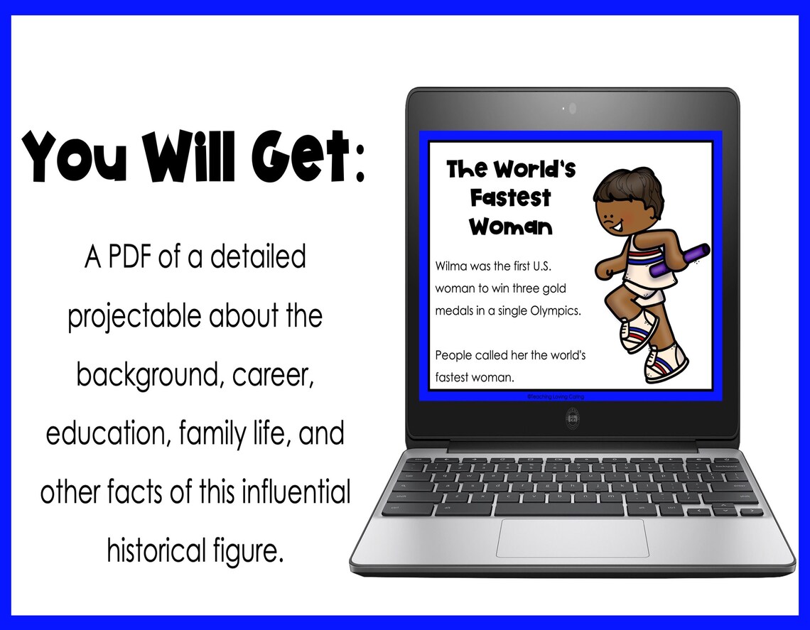 Women's History Reading Comprehension Wilma Rudolph - Etsy