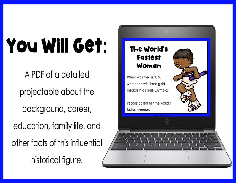 Women's History Reading Comprehension Wilma Rudolph - Etsy