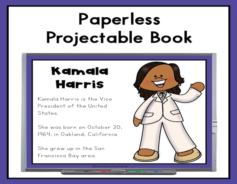Women's History Reading Comprehension Kamala Harris - Etsy