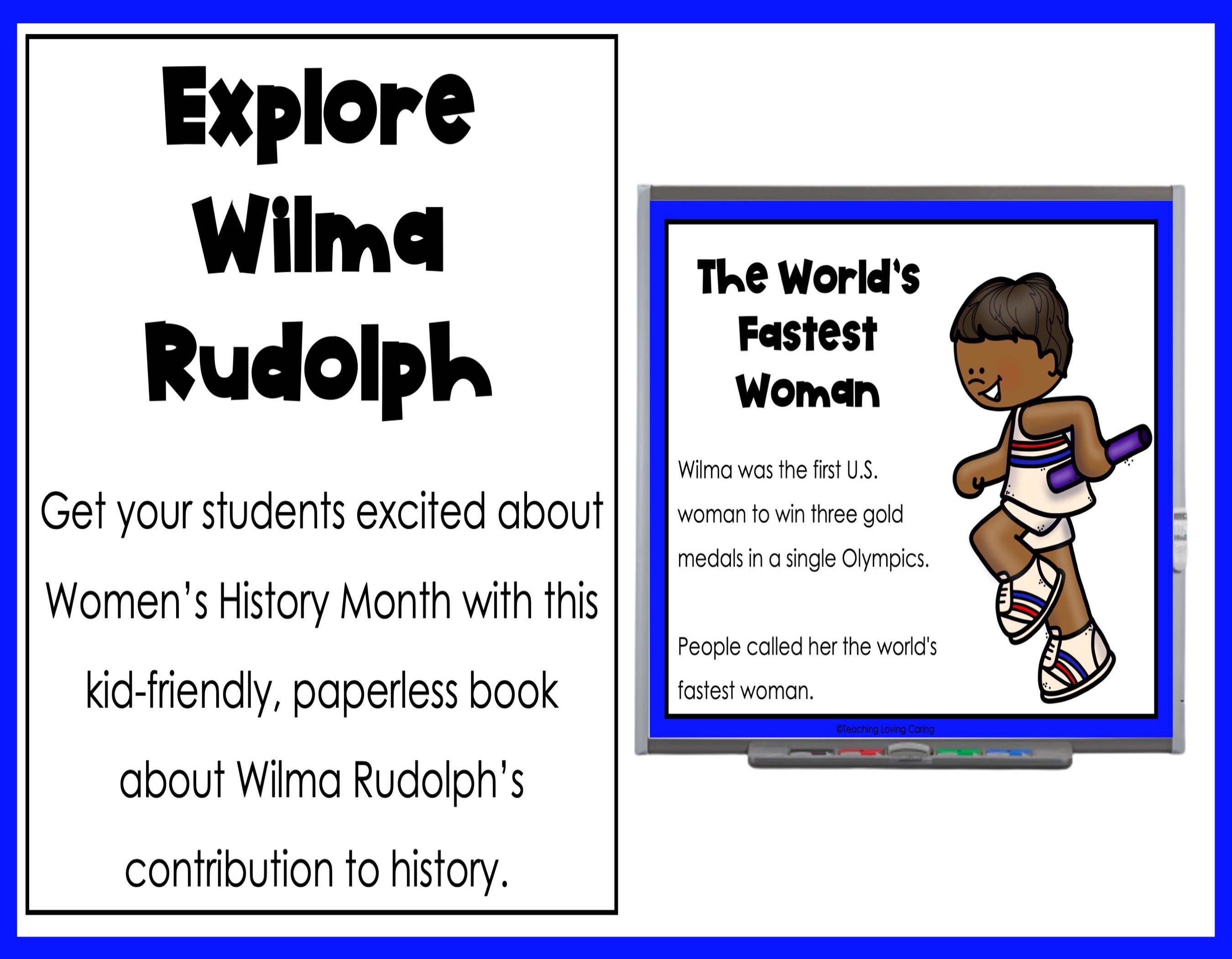 Women's History Reading Comprehension Wilma Rudolph - Etsy