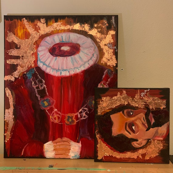 Humphrey Bone Oil Painting bbc Ghosts - Etsy