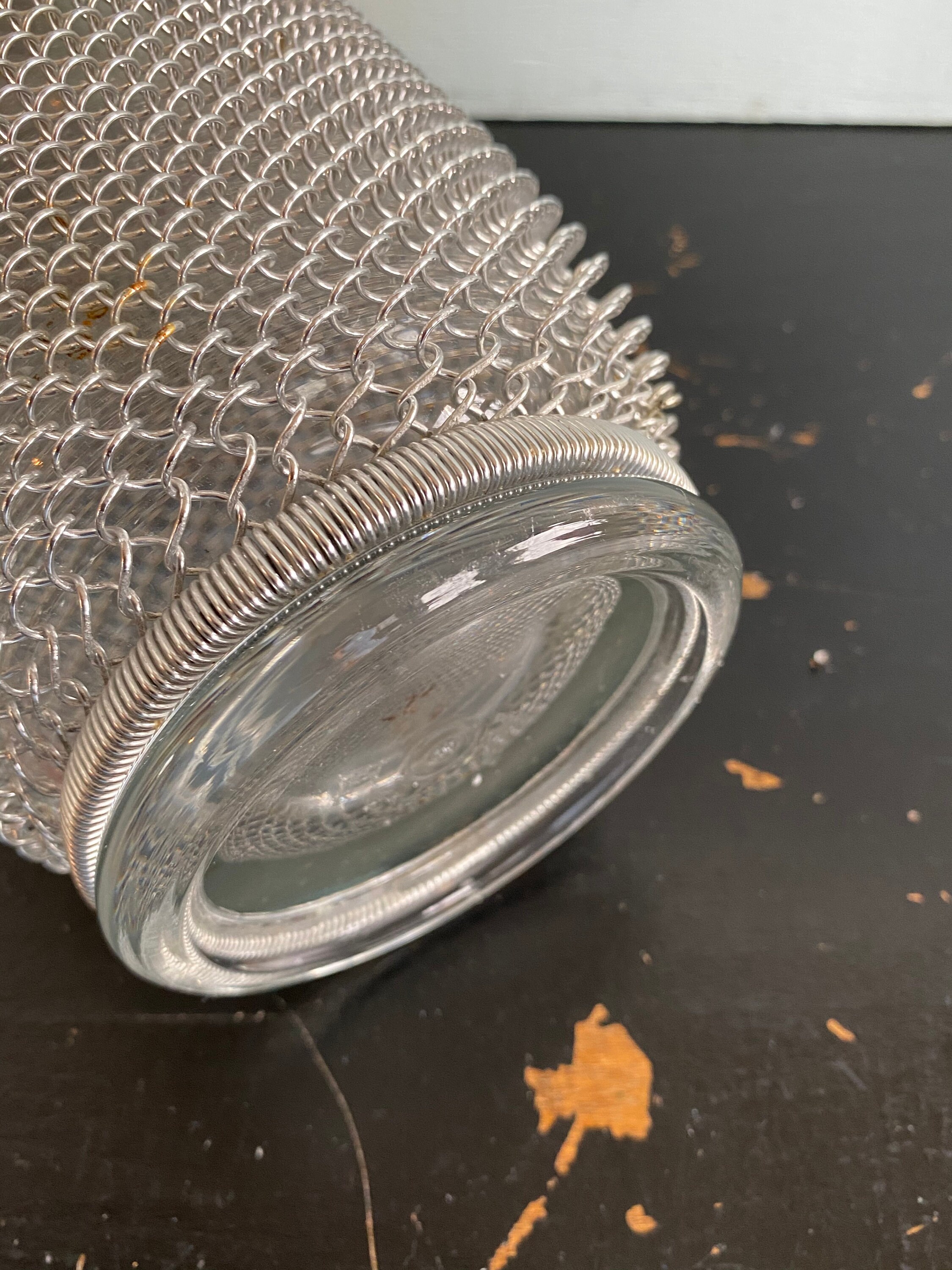 MID CENTURY Wire Mesh Made in Czechoslovakia Soda | Etsy