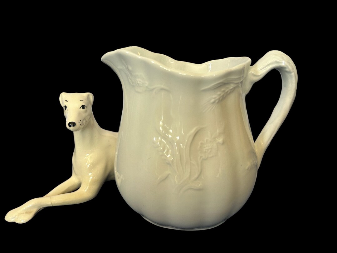 Antique Wheat Pattern Ironstone Pitcher - Royal Crownford, England - Etsy