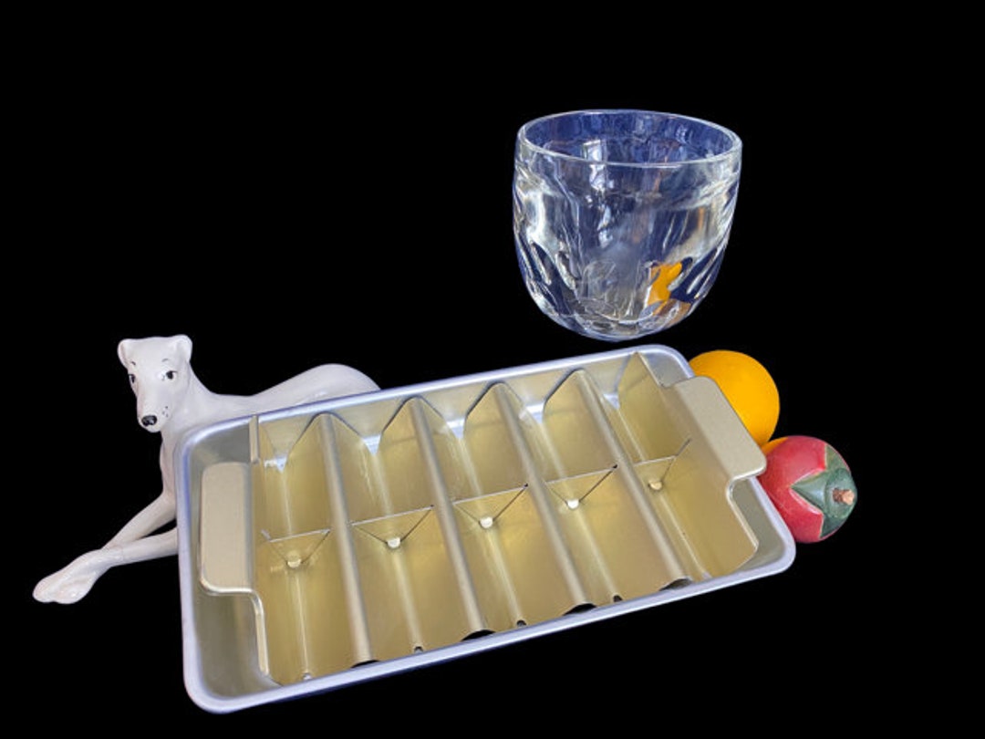 Mid Century, METAL ICE CUBE Tray, 2 Pieces, Aluminium - Etsy