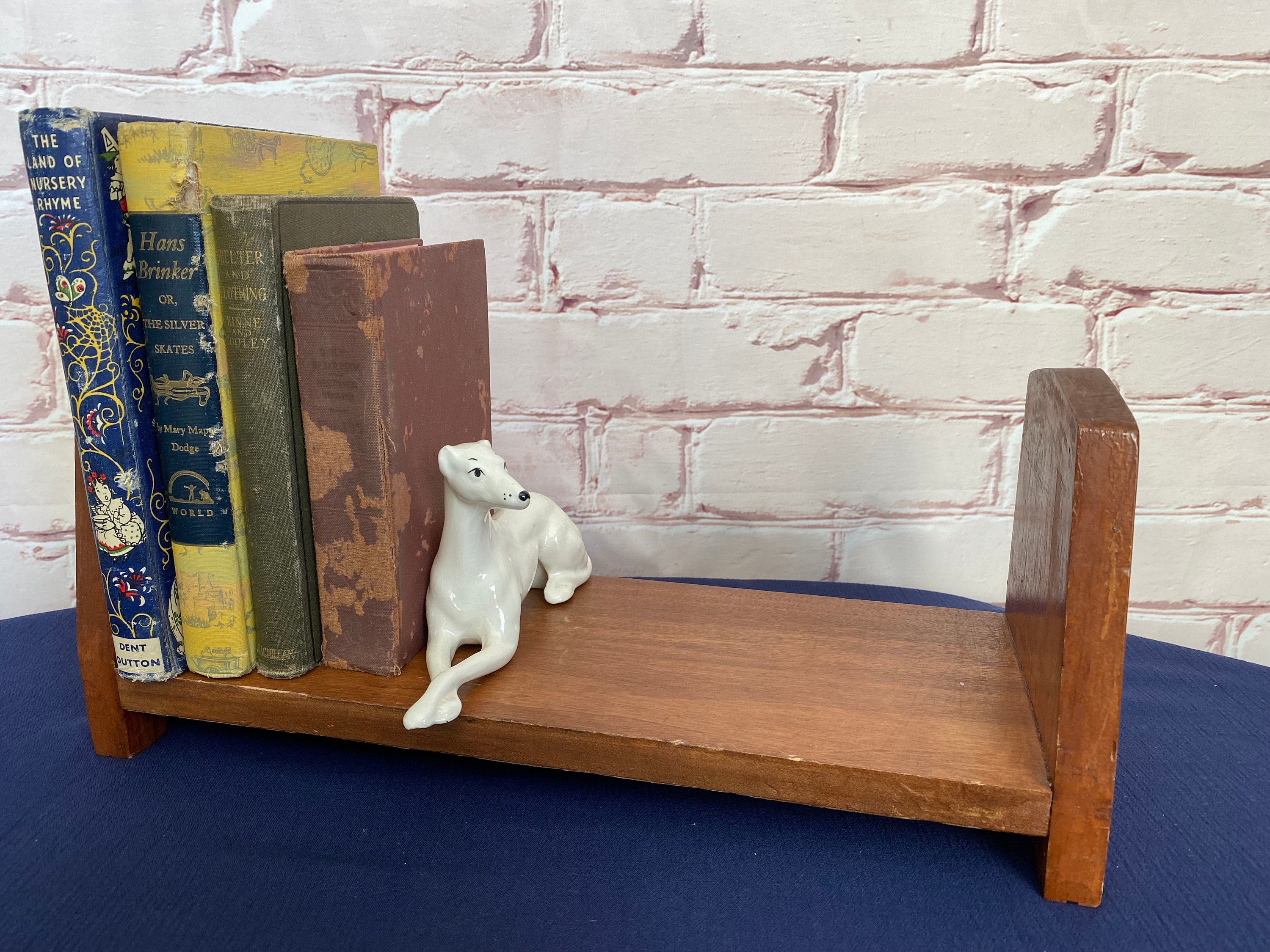 Vintage WOOD BOOK HOLDER Desk Top Style Library Decor - Etsy