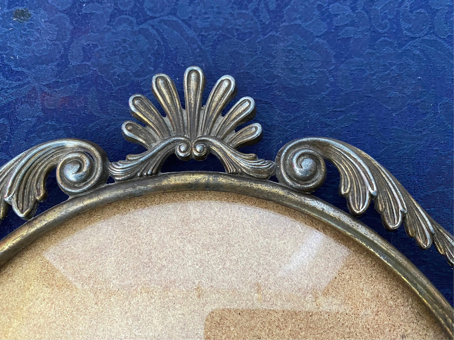 Vintage, ORNATE METAL FRAME, With Domed Glass, Made in Italy - Etsy