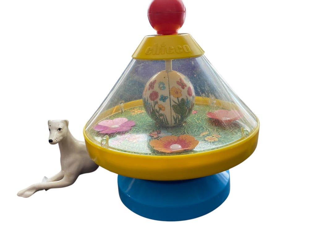 Vintage, Classic CHILD'S SPINNING TOY, Made in Italy, Spins Smoothly ...