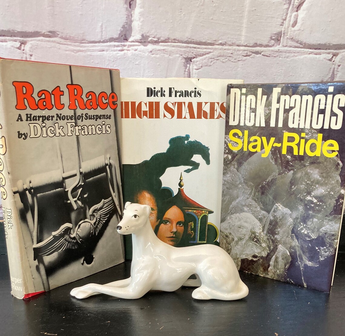 Dick Francis Vintage Hard Cover Books 1070s Set Of 3 Etsy