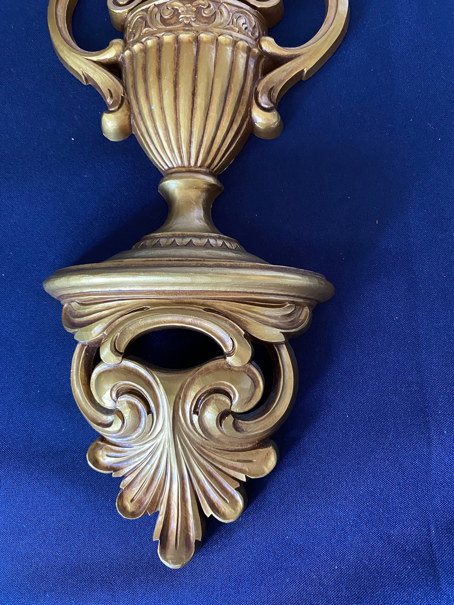 Mid Century Pair of Ornate Resin SYROCO WALL DECOR Hollywood - Etsy