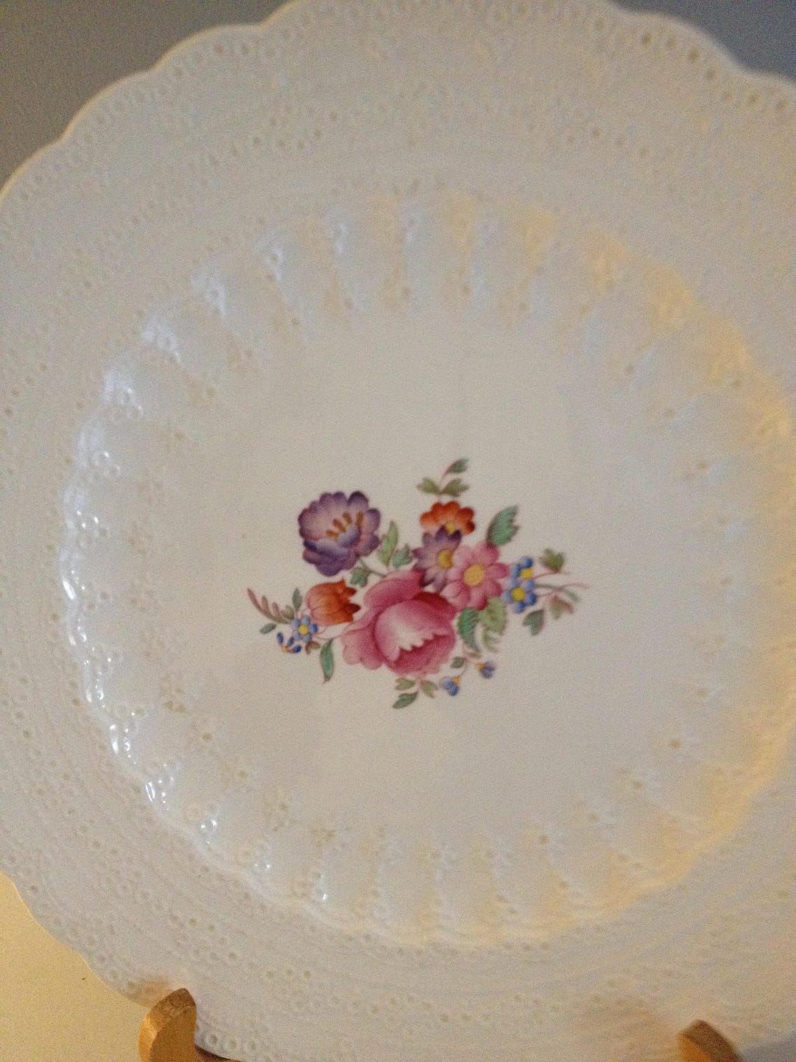 SPODE JEWEL CLAUDIA Dinner Plate Bone China Made in England | Etsy