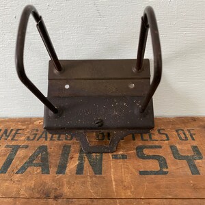 Vintage METAL RECEIPT HOLDER, Paper Organizer, Office Files, " the ...