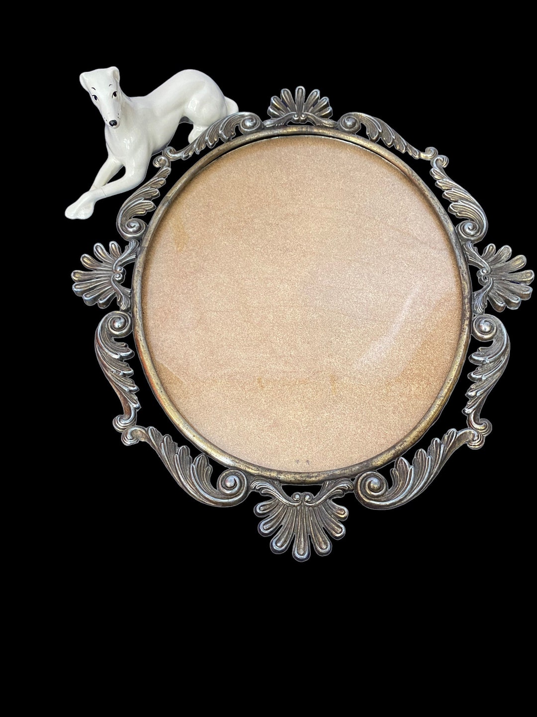 Vintage, ORNATE METAL FRAME, With Domed Glass, Made in Italy - Etsy