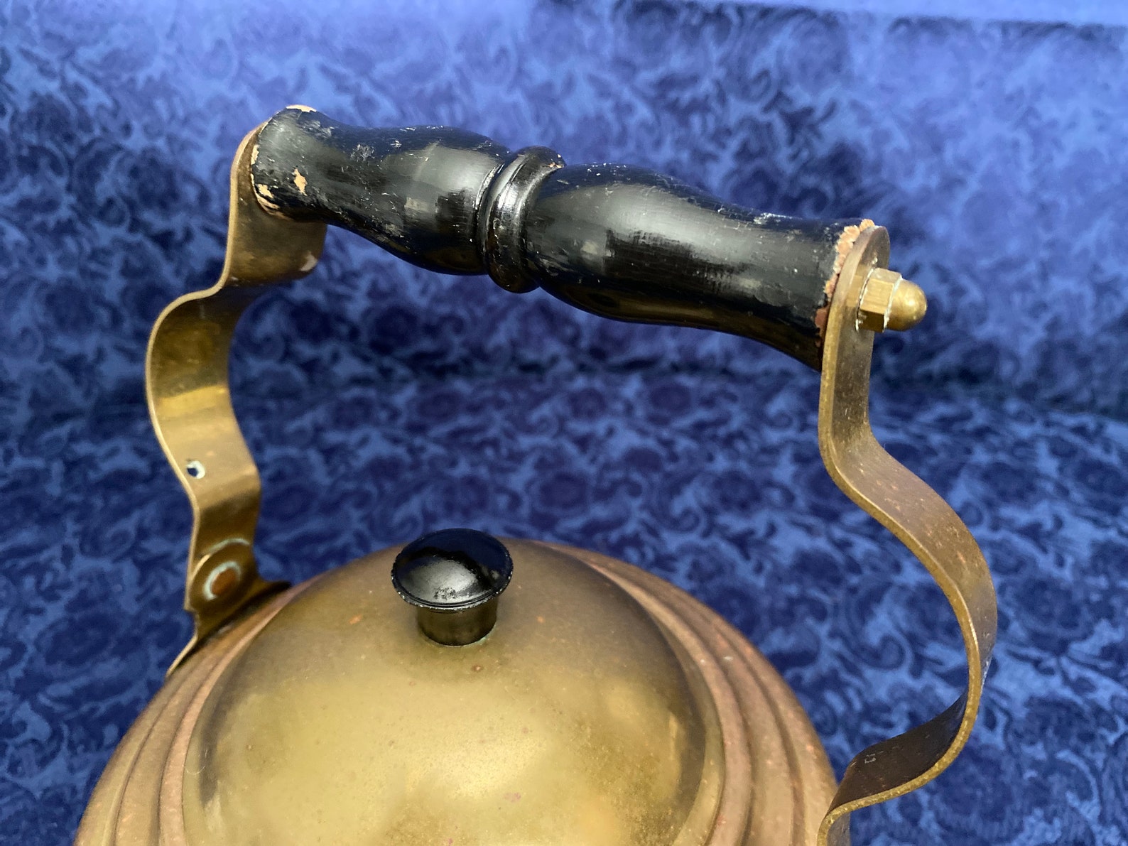 Vintage French Country Style Brass Kettle Folding Handles - Etsy