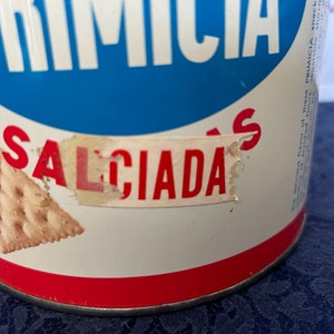 Vintage, Advertising Tin, LIDO CRACKER TIN, San Salvador, A Central ...