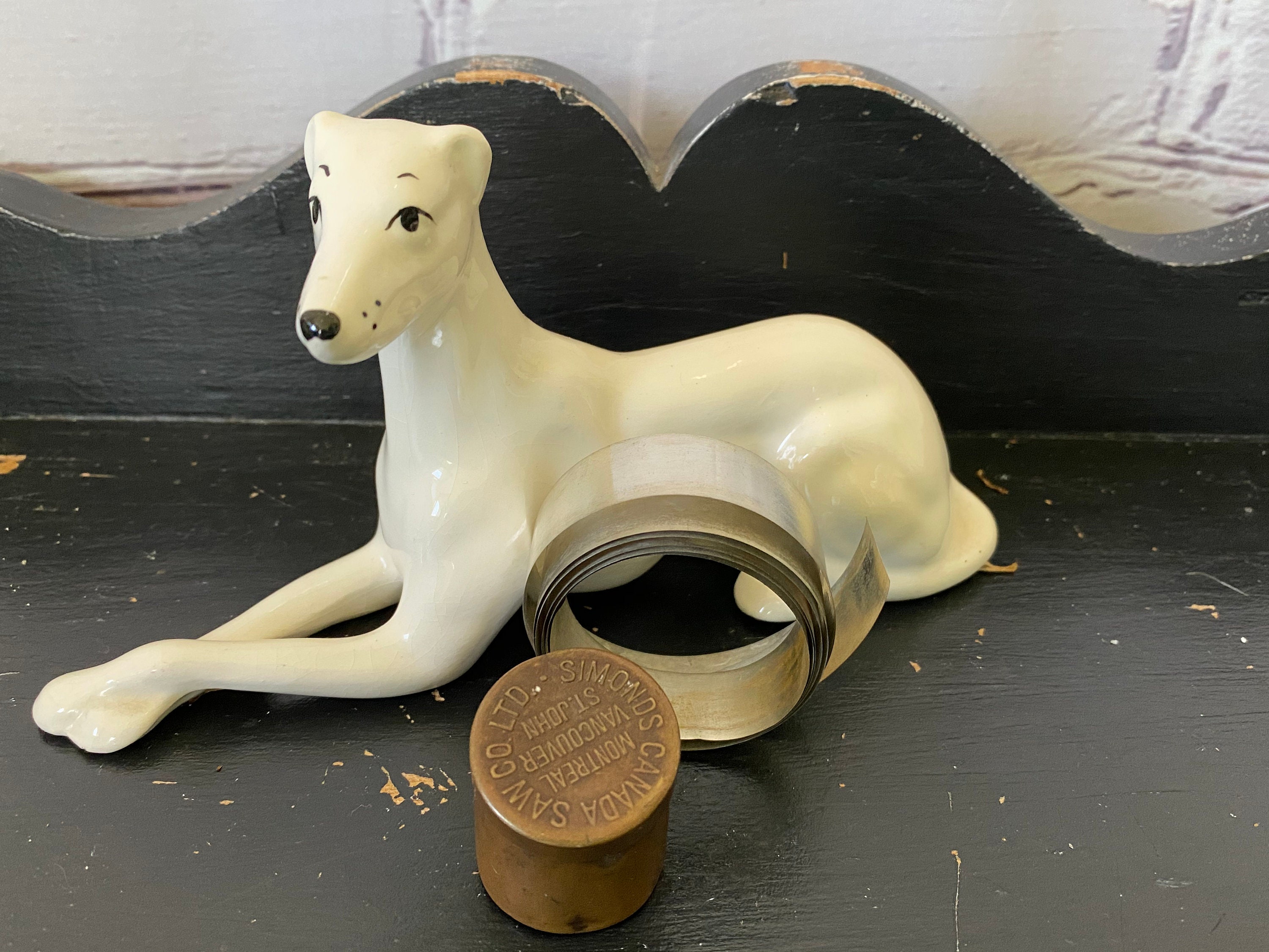 VINTAGE STEEL SHIM in Brass Container Simonds Canada Saw Co - Etsy