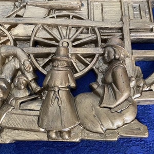 1970's SYROCO, Coppercraft Guild, Rustic Horse and Buggy, Wall Art ...