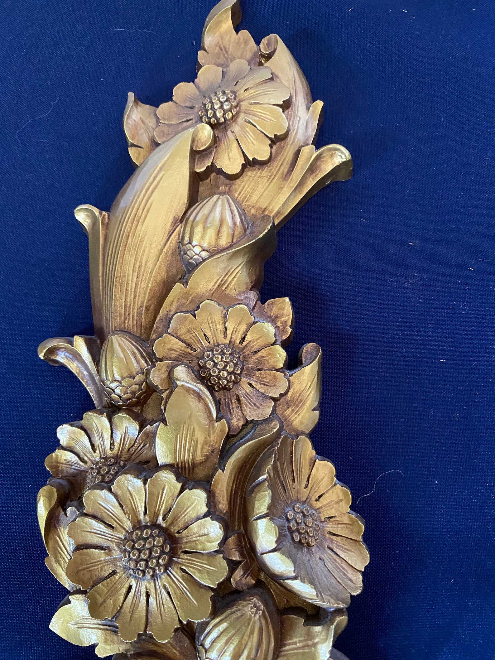 Mid Century Pair of Ornate Resin SYROCO WALL DECOR Hollywood - Etsy