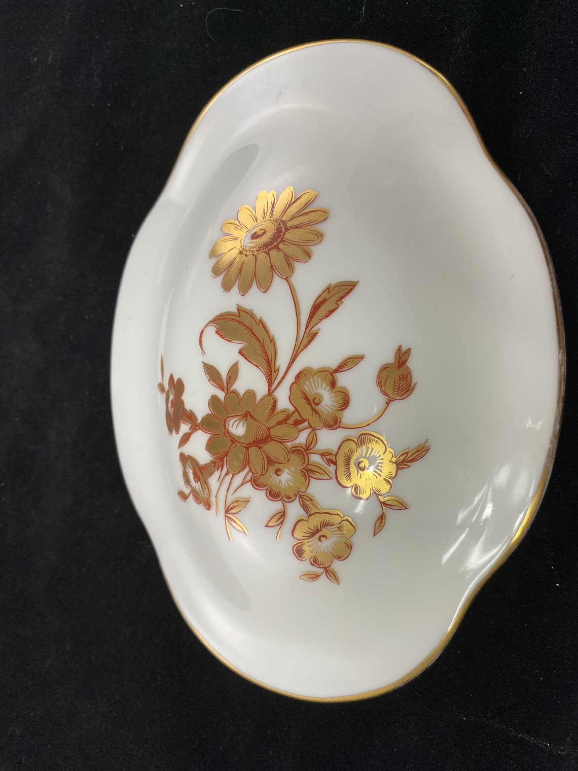 Vintage TRINKET DISH With LID Made in East Germany Jlmenau - Etsy