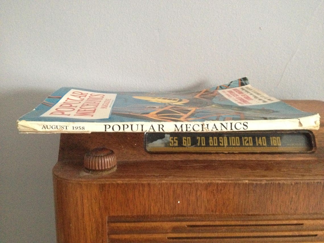 1958 POPULAR MECHANICS AUGUST 1958 - Etsy