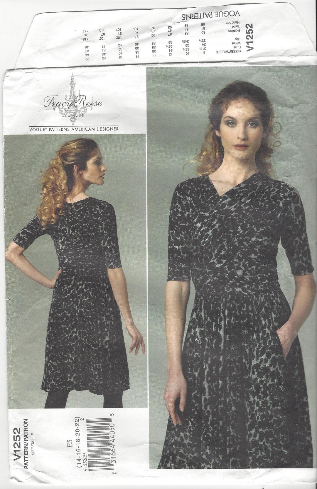UNCUT, TRACY REESE, New York, Vogue American Designer, #1252 - Etsy