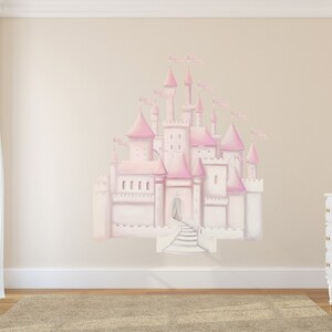 Castle Wall Decal, Castle Decals, Rainbow Wall Stickers, Castle Wall ...