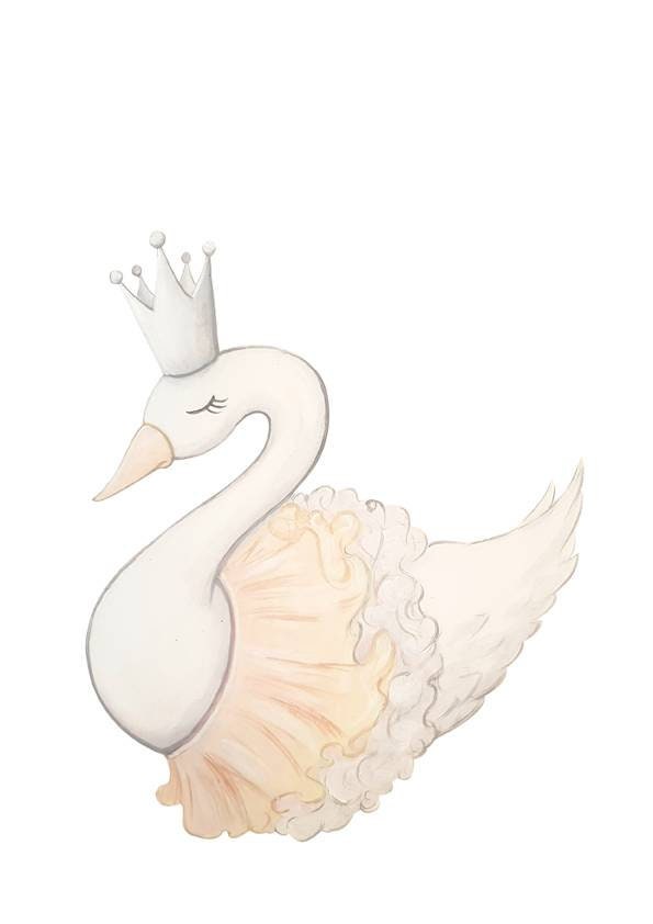 Swan Art Prints Swan Nursery Prints Swan Art Swan Nursery - Etsy