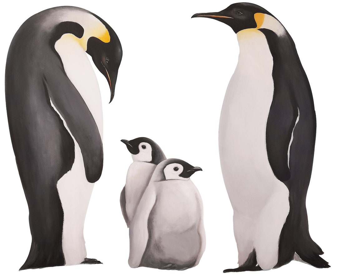 Emperor Penguins, Penguin Wall Decals, Penguin Decals, Penguin Wall ...