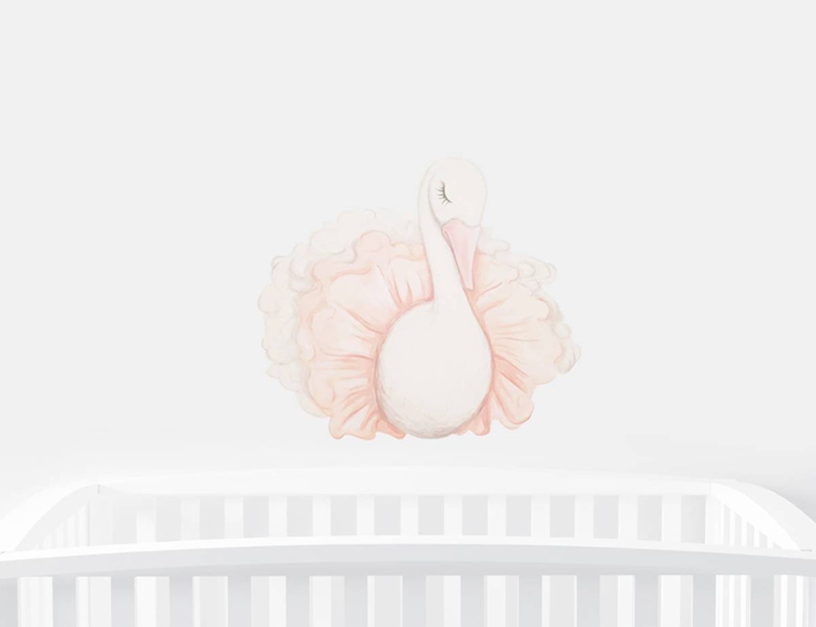 Swan Decals Swan Nursery Prints Swan Wall Decal Swan Decal - Etsy