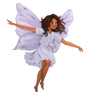 Black Fairy Wall Stickers, Dark Skin Fairy, Black Fairy Decal, Fairy ...