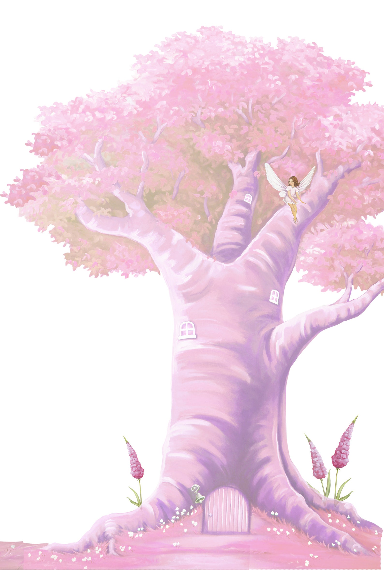 Fairy Tree Fairy Branch Fairy Wall Stickers Fairy Decal | Etsy