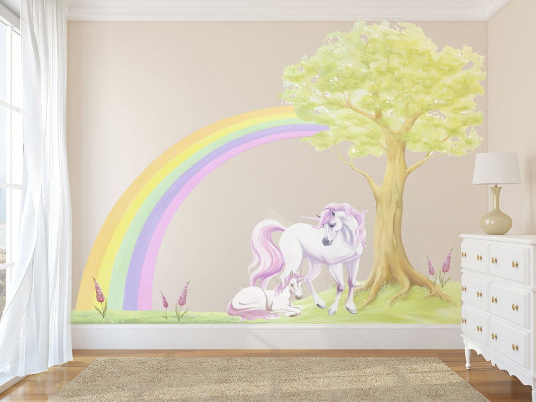 Unicorn Wall Decal, Unicorn Decals, Unicorn Wall Stickers, Unicorn Wall ...