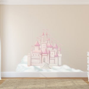 Castle Wall Decal, Castle Decals, Rainbow Wall Stickers, Castle Wall ...