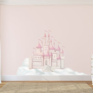 Castle Wall Decal, Castle Decals, Rainbow Wall Stickers, Castle Wall ...