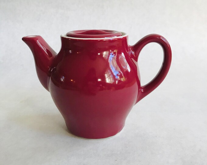 Vintage Red Hall Teapot, Vintage Individual Teapot, Vintage Single ...