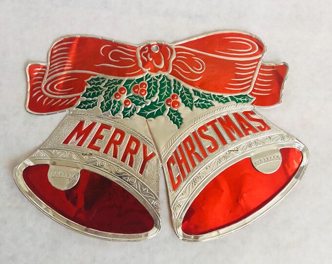 Vintage Die-cut Foil Christmas Decorations, Vintage Christmas Decor ...