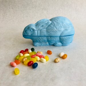 Rare NMGCS Blue Rabbit Candy Dish NMGCS Blue Bunny Candy - Etsy