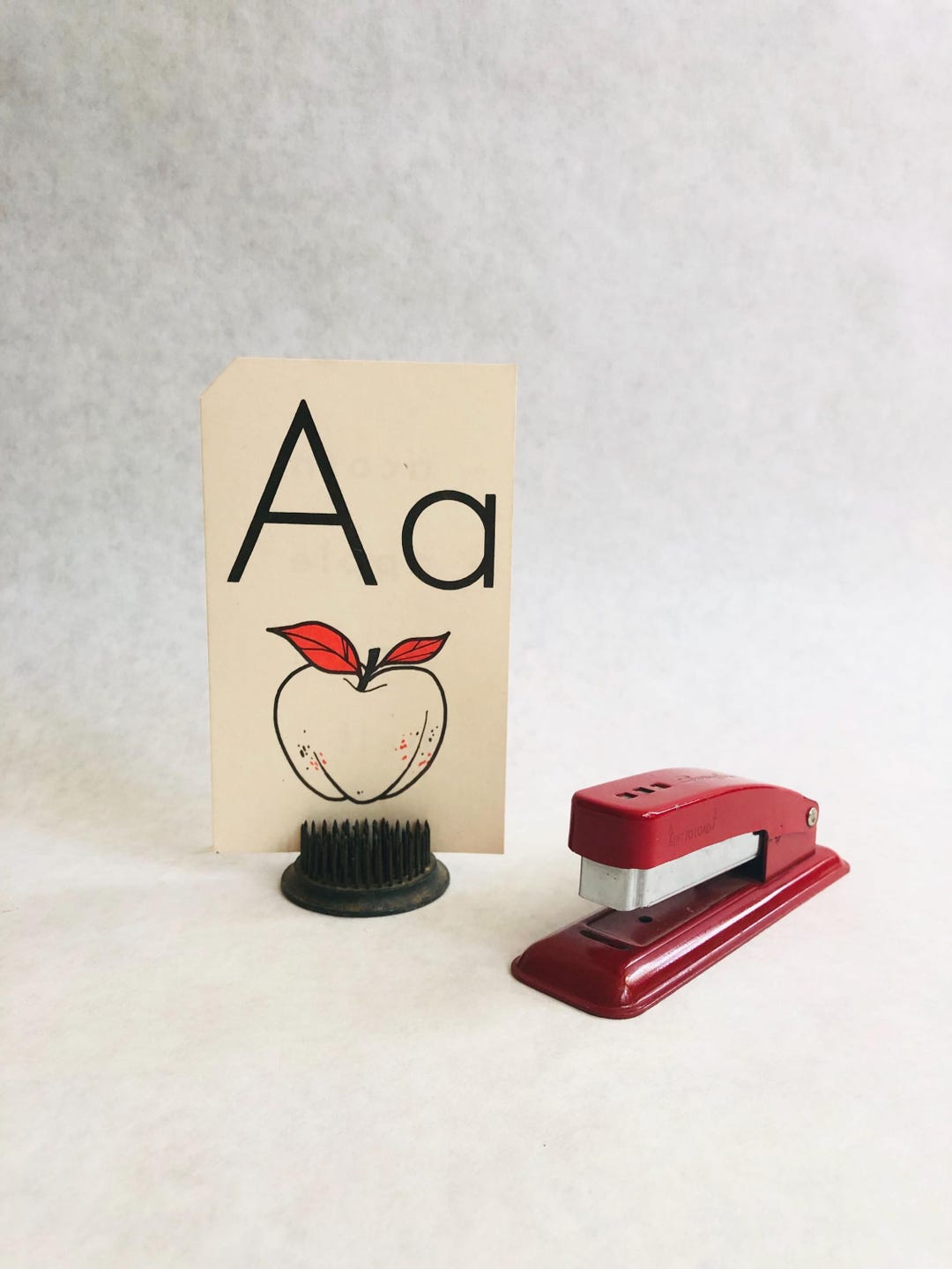 Vintage Alphabet Flash Card Double Set, Vintage 1963 Milton Bradley ...