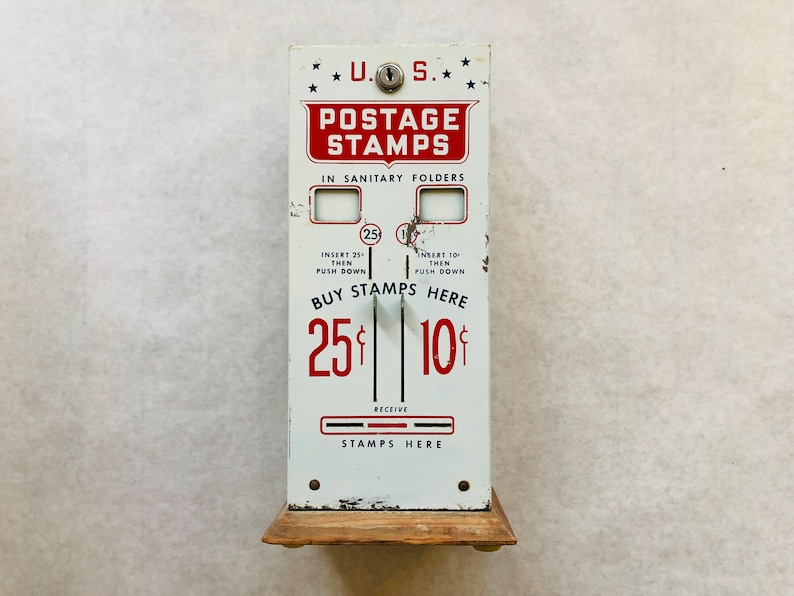 Rare U.S. Stamps Vending Machine Vintage U.S. Postage Vending - Etsy