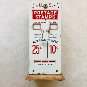 Rare U.S. Stamps Vending Machine, Vintage U.S. Postage Vending Machine ...