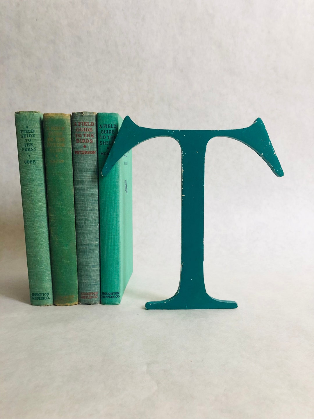 Vintage Blue Metal Letters, Vintage Industrial Letters, MCM Industrial ...