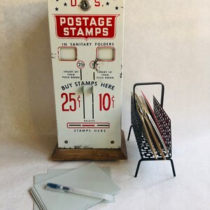 Rare U.S. Stamps Vending Machine, Vintage U.S. Postage Vending Machine ...