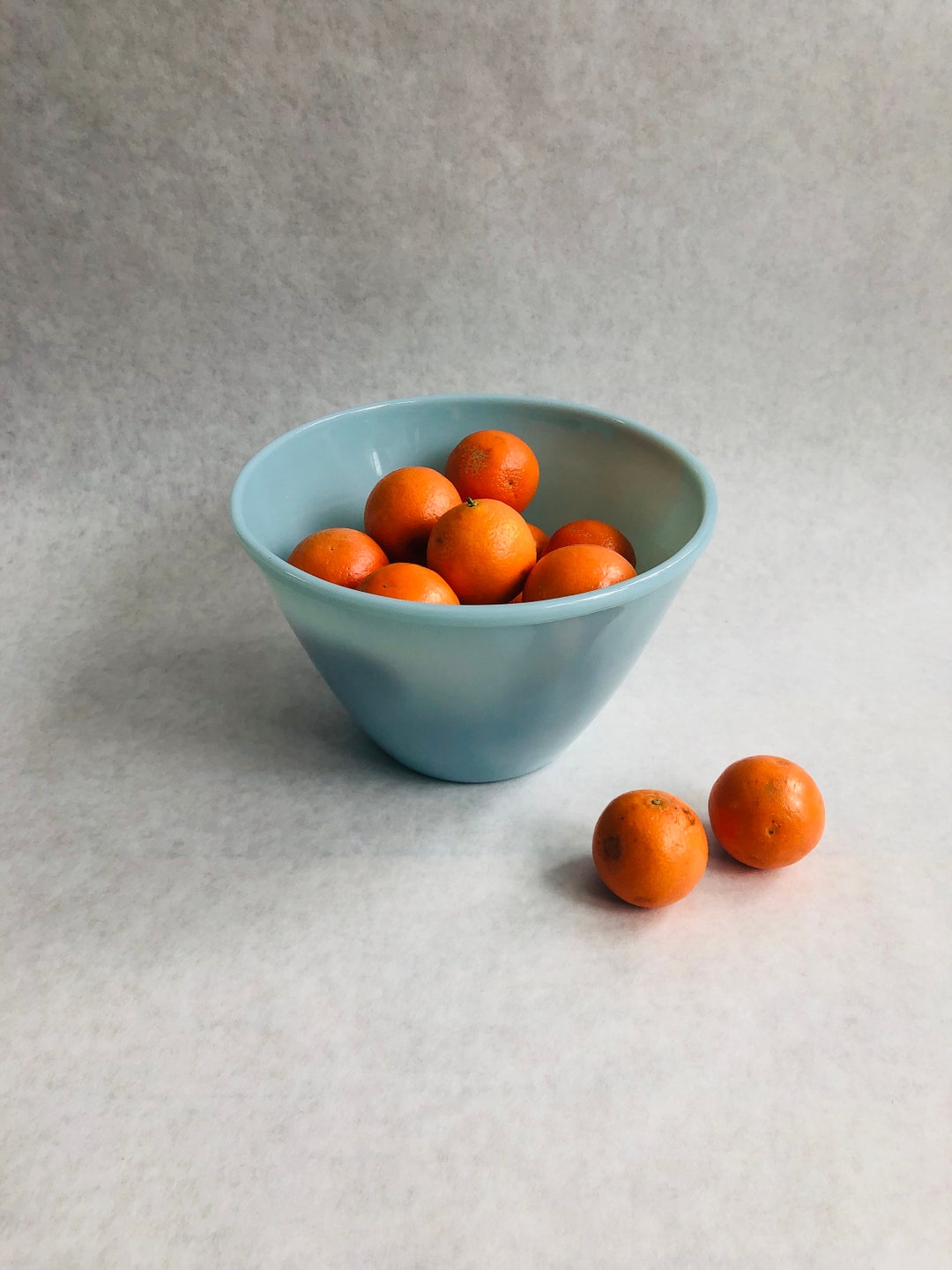 Rare Fire King Delphite Mixing Bowl, Vintage Fire King Mixing Bowl ...