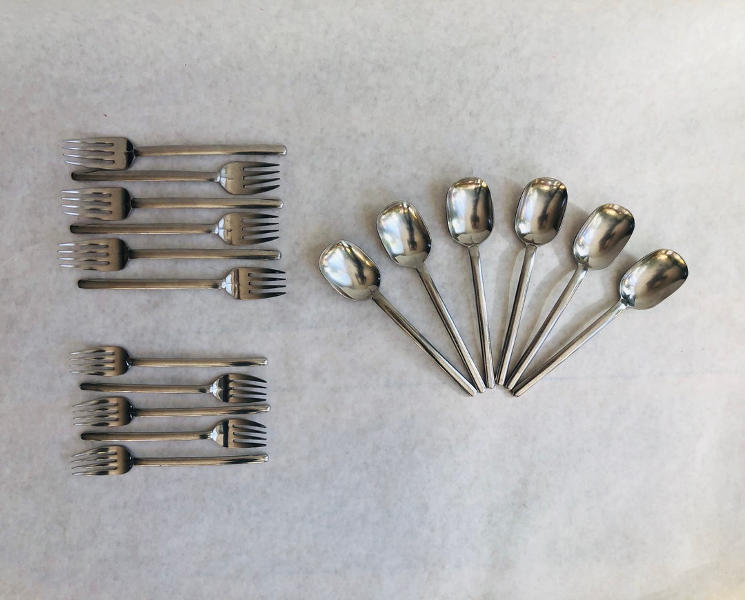 Vintage Mikasa Zena Stainless Silverware, Vintage Mikasa Zena Flatware ...