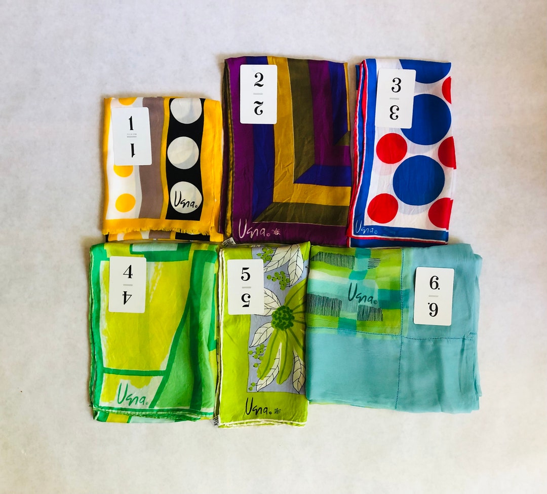 Vintage Vera Neumann Scarf Choice, Vera Neumann Ladybug Scarves ...