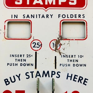 Rare U.S. Stamps Vending Machine, Vintage U.S. Postage Vending Machine ...