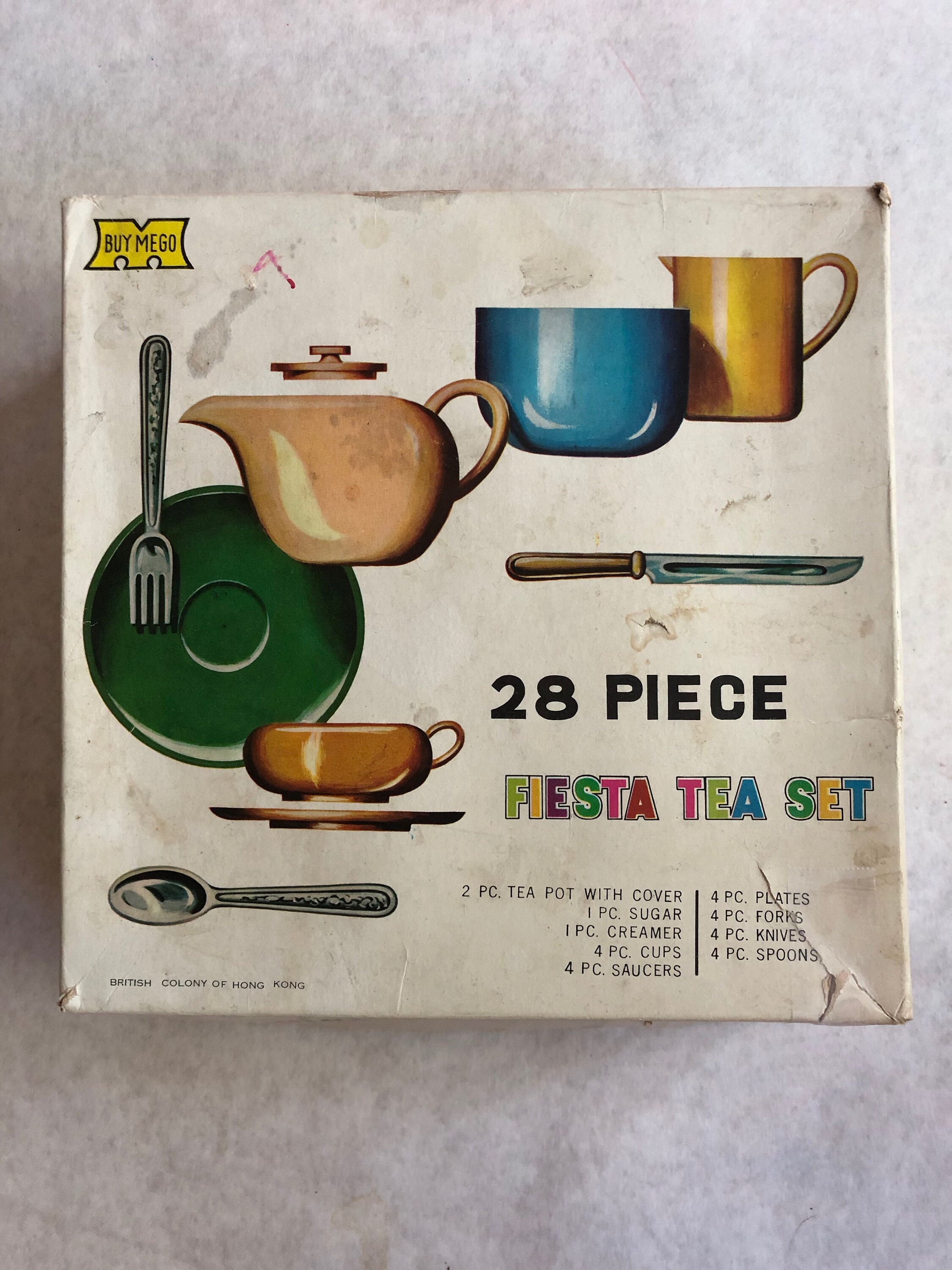 Vintage Child Fiestaware Tea Set Vintage Children's - Etsy